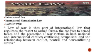Law of War | PPTX