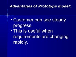 Waterfall, Incremental and prototyping model | PPT