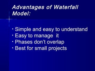 Waterfall, Incremental and prototyping model | PPT