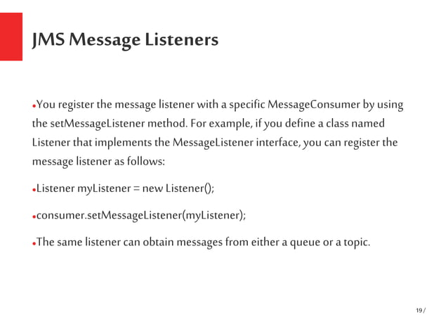 Messaging Frameworks using JMS | PPT