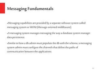 Messaging Frameworks using JMS | PPT