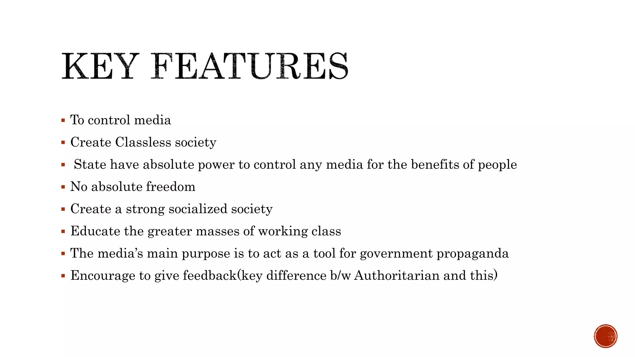 Communist/soviet theory of press | PPTX