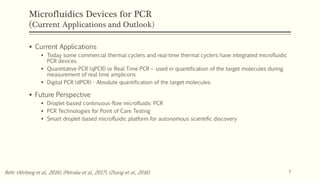 Microfluidic PCR Devices for DNA Amplification Presentation | PPTX