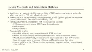 Microfluidic PCR Devices for DNA Amplification Presentation | PPTX