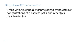 Global Freshwater Use | PPTX