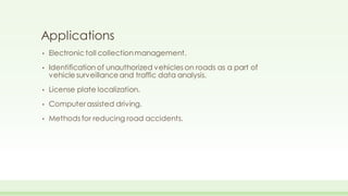 Vehicle Identification and Classification System | PDF