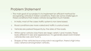Vehicle Identification and Classification System | PDF