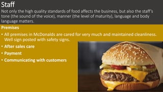 Presentation on Macdonald's strategy | PPT