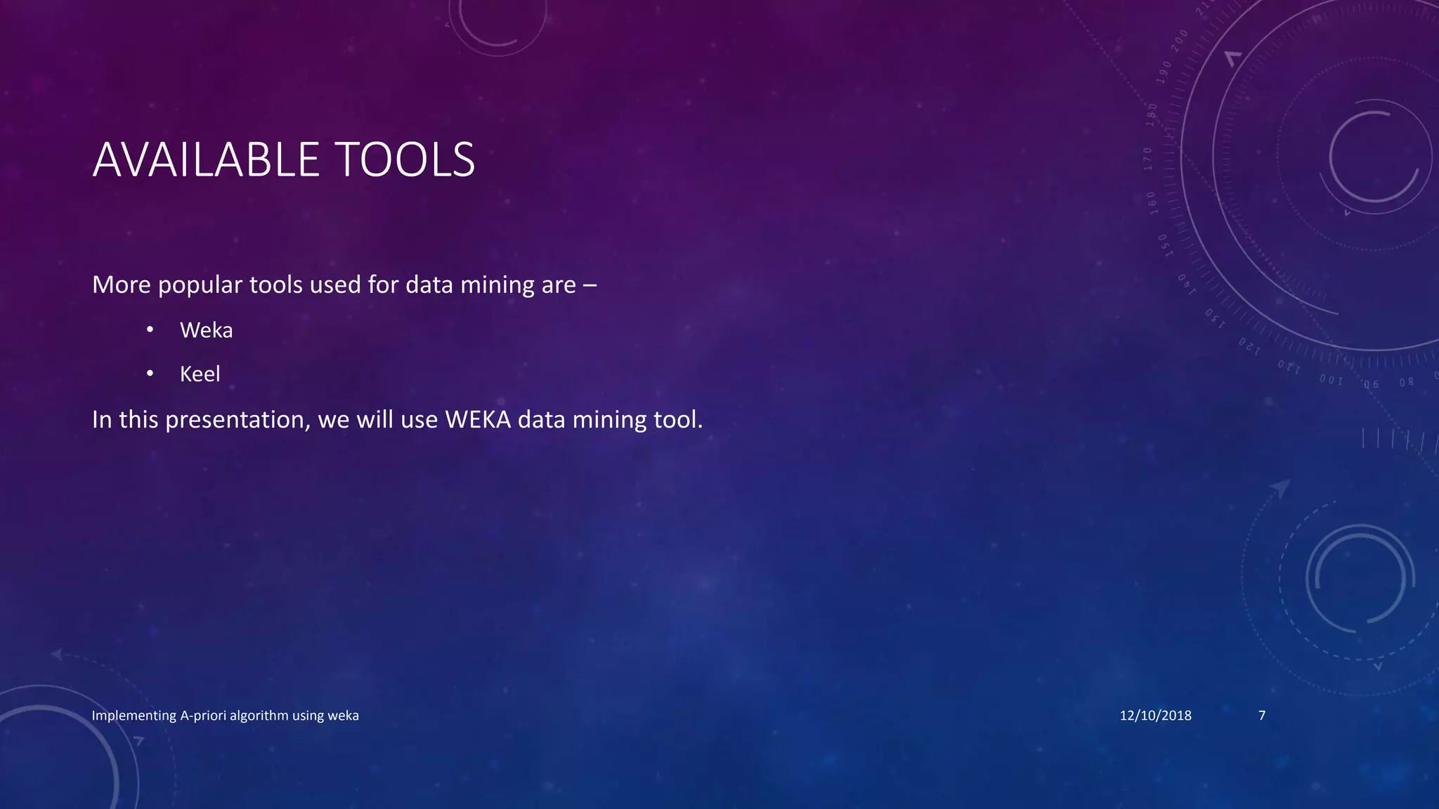 Association Rule Mining Using WEKA | PPT Association Rule Mining Using WEKA | PPT