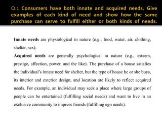 Consumer Motivation | PPT