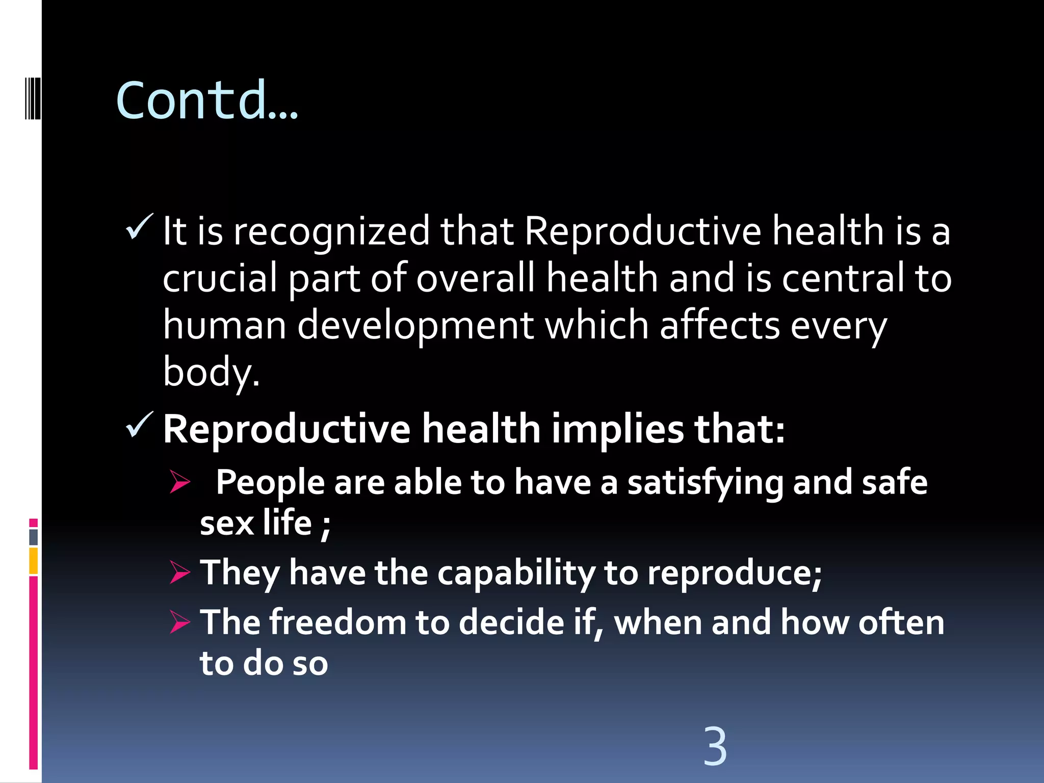 Reproductive health | PPTX