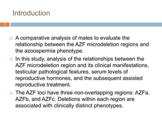 Insight into AZF region of y chromosome and male infertility | PPTX