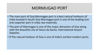 Role of Ports and Harbors in Indian Economy | PPTX