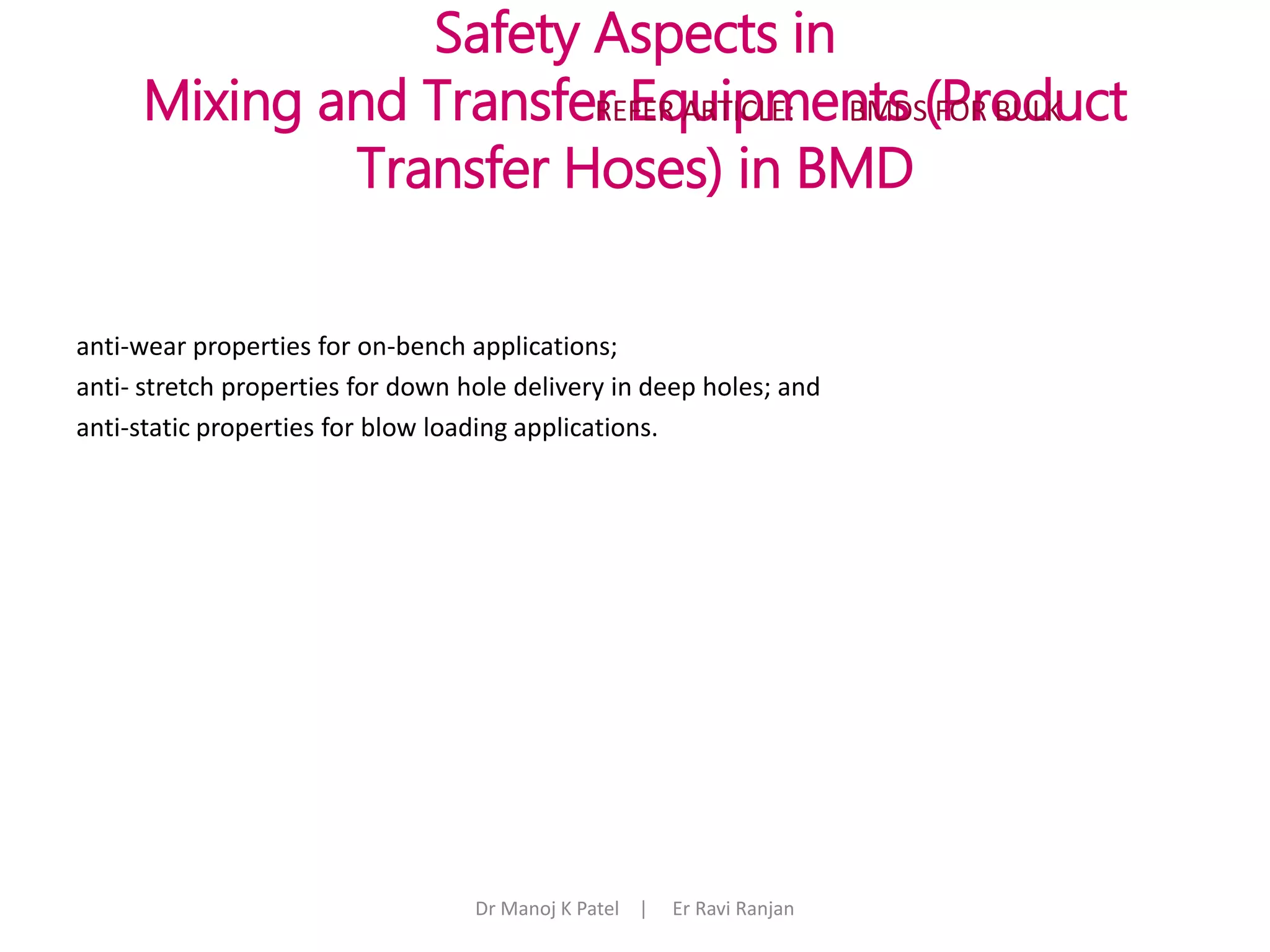 Safety Management Of Mining Machineries Pptx