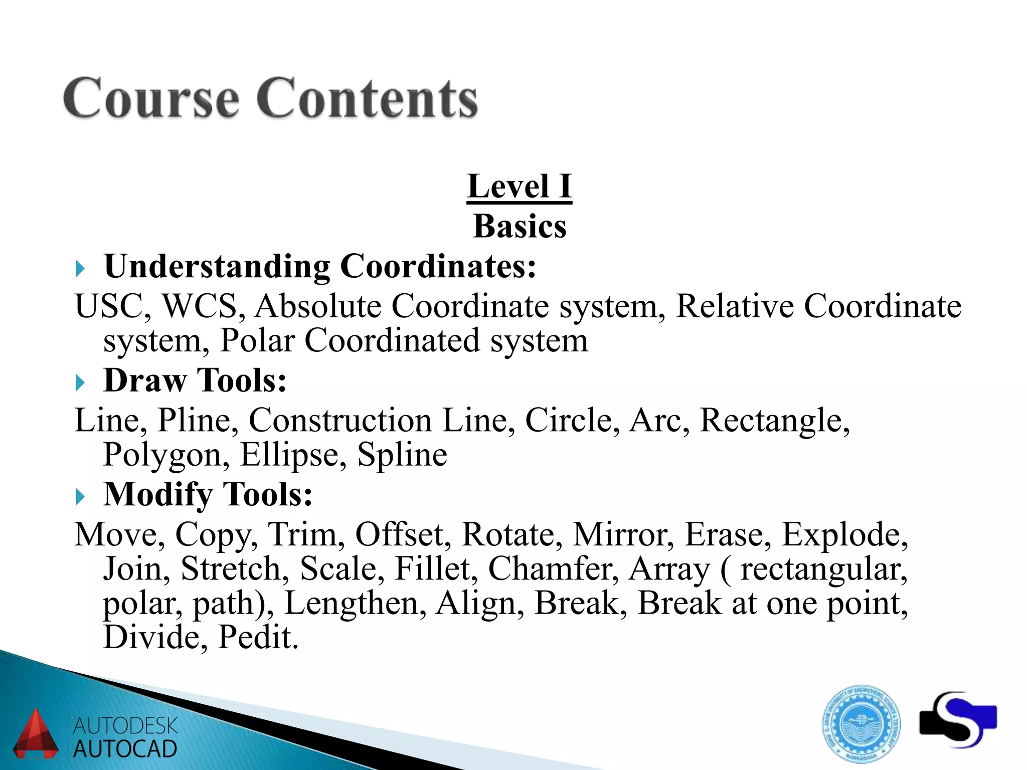 AutoCAD 2D & 3D | PPTX