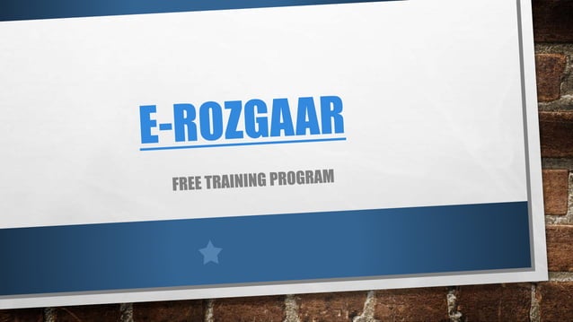 E-Rozgaar | PPTX