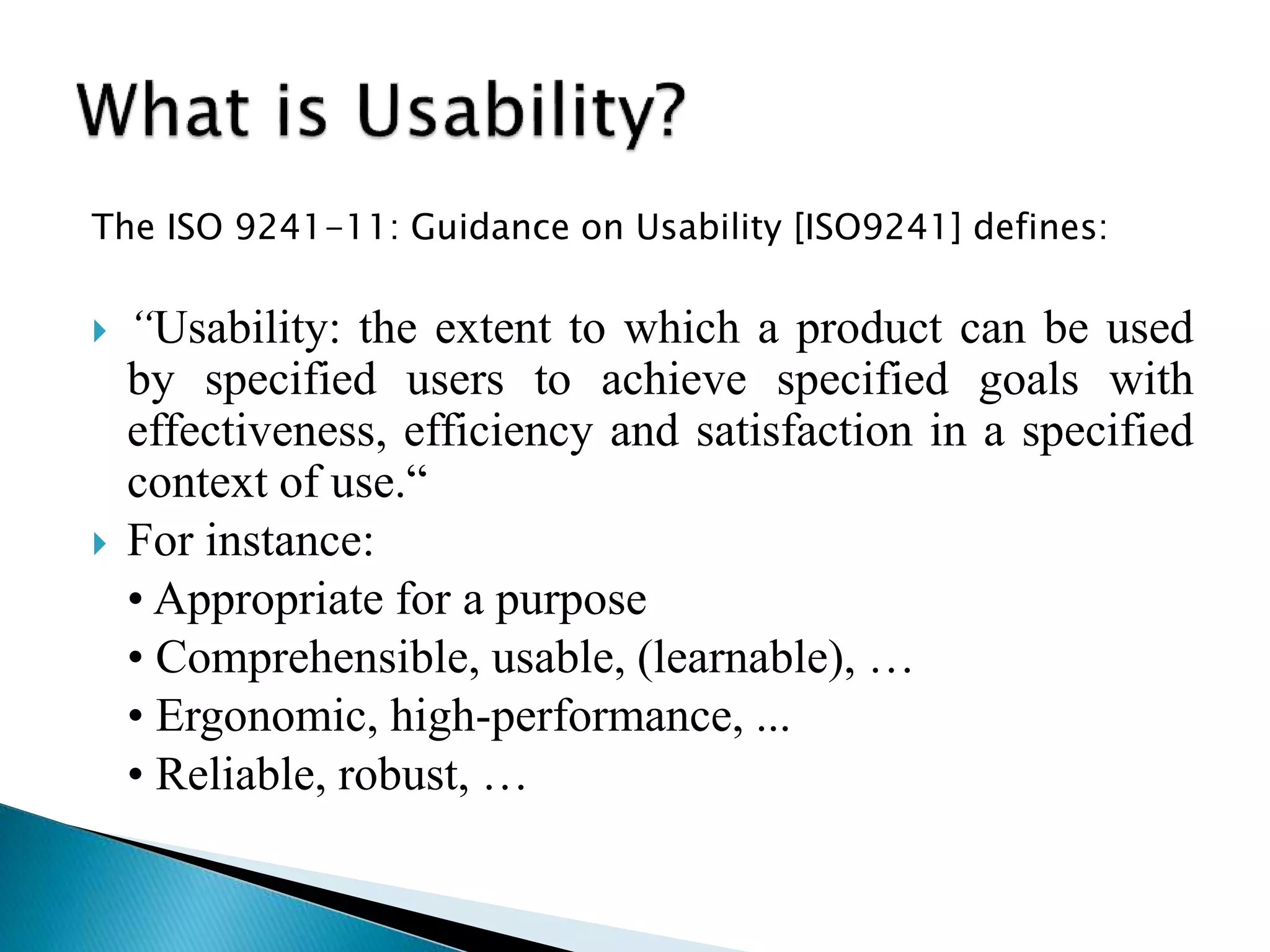 Usability Engineering Presentation Slides | PPTX