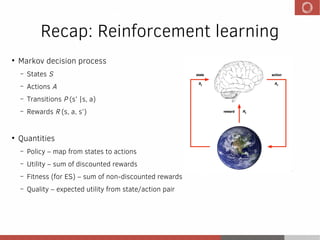 «Evolution strategies in reinforcement learning», Borys Tymchenko. | PPT