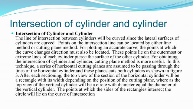 cylinder cylinder intersection | PPTX