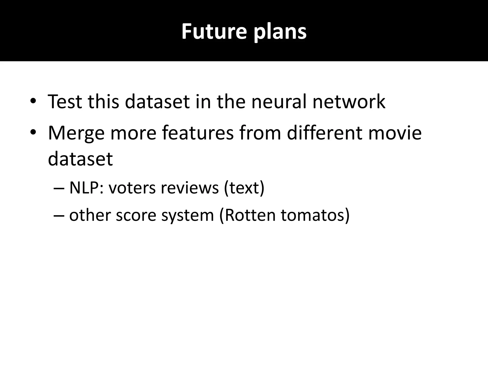 Foresee your movie revenue | PPT