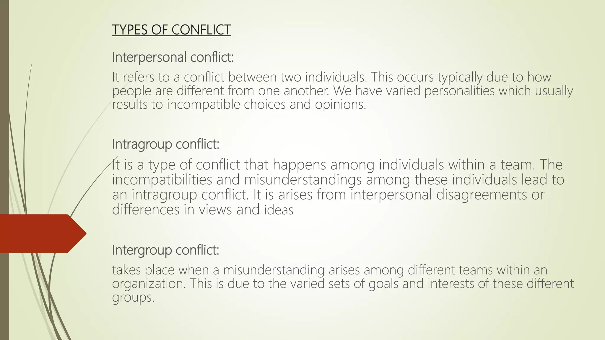 Conflict Management and conflict resolution techniques | PPTX