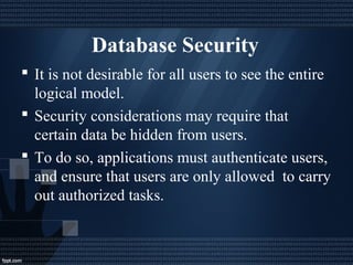 Database Security | PPT