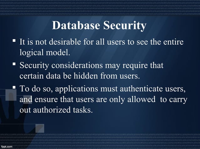 Database Security | PPT