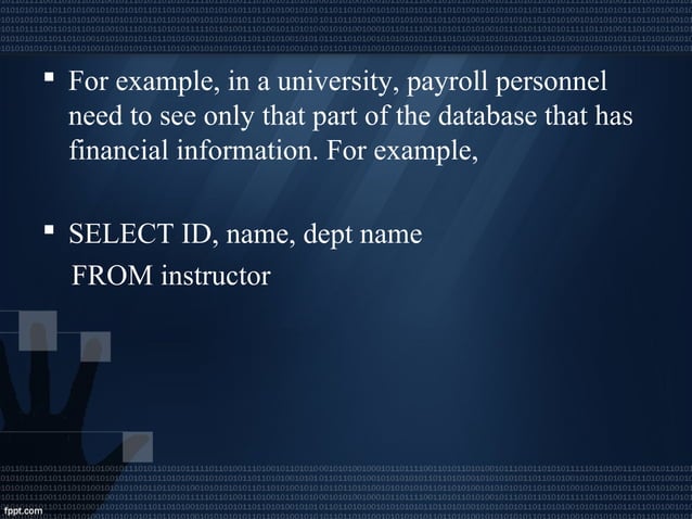 Database Security Ppt