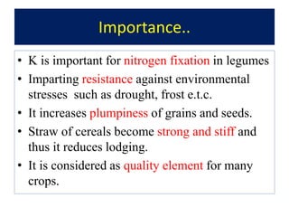 new extractants for potassium estimation in soil | PPTX