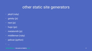 hakyll – haskell static site generator | PDF