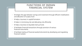 Indian Financial system | PPTX