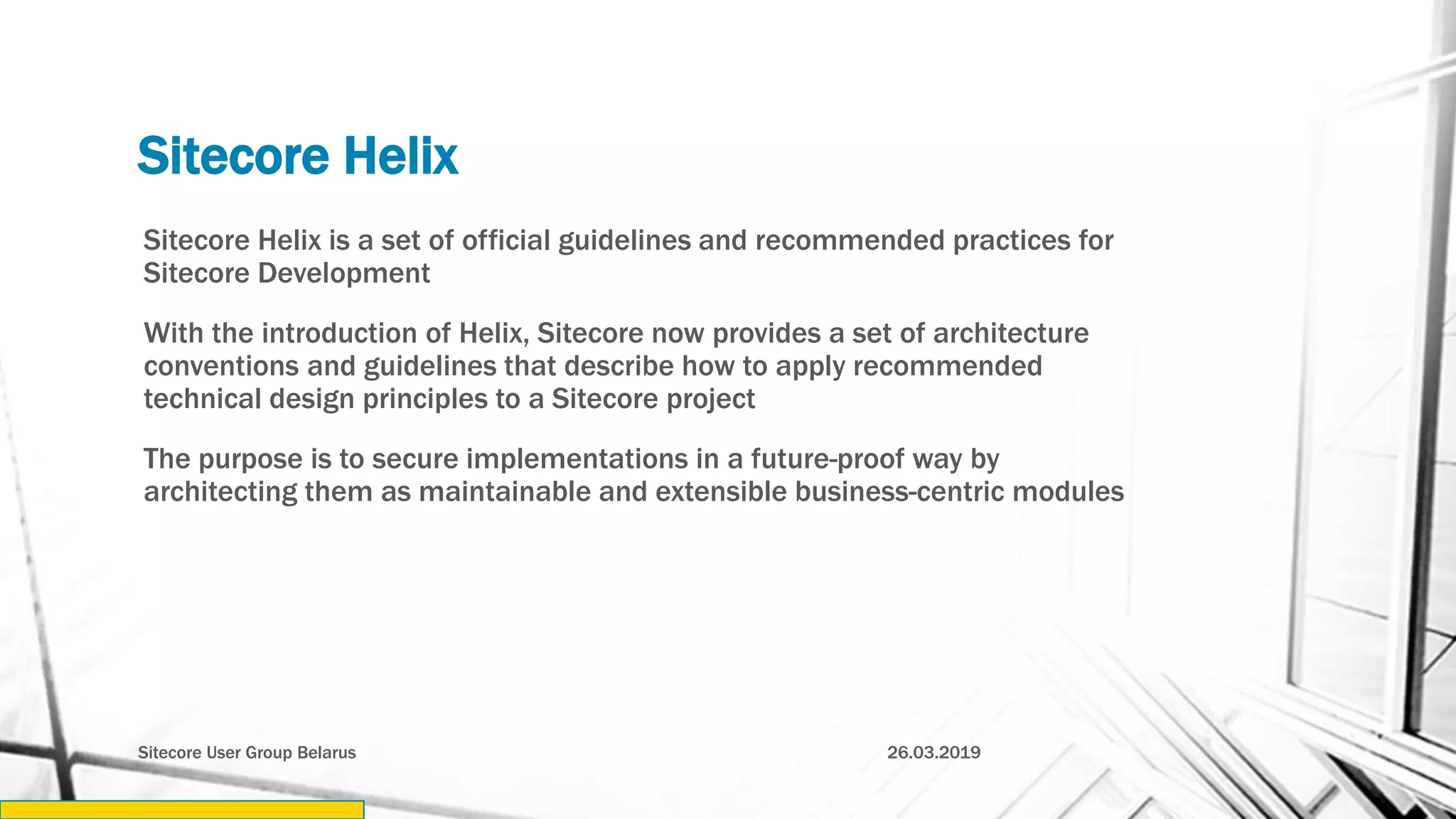 Sitecore JSS & Helix principles in a real project | PPTX | Web ...