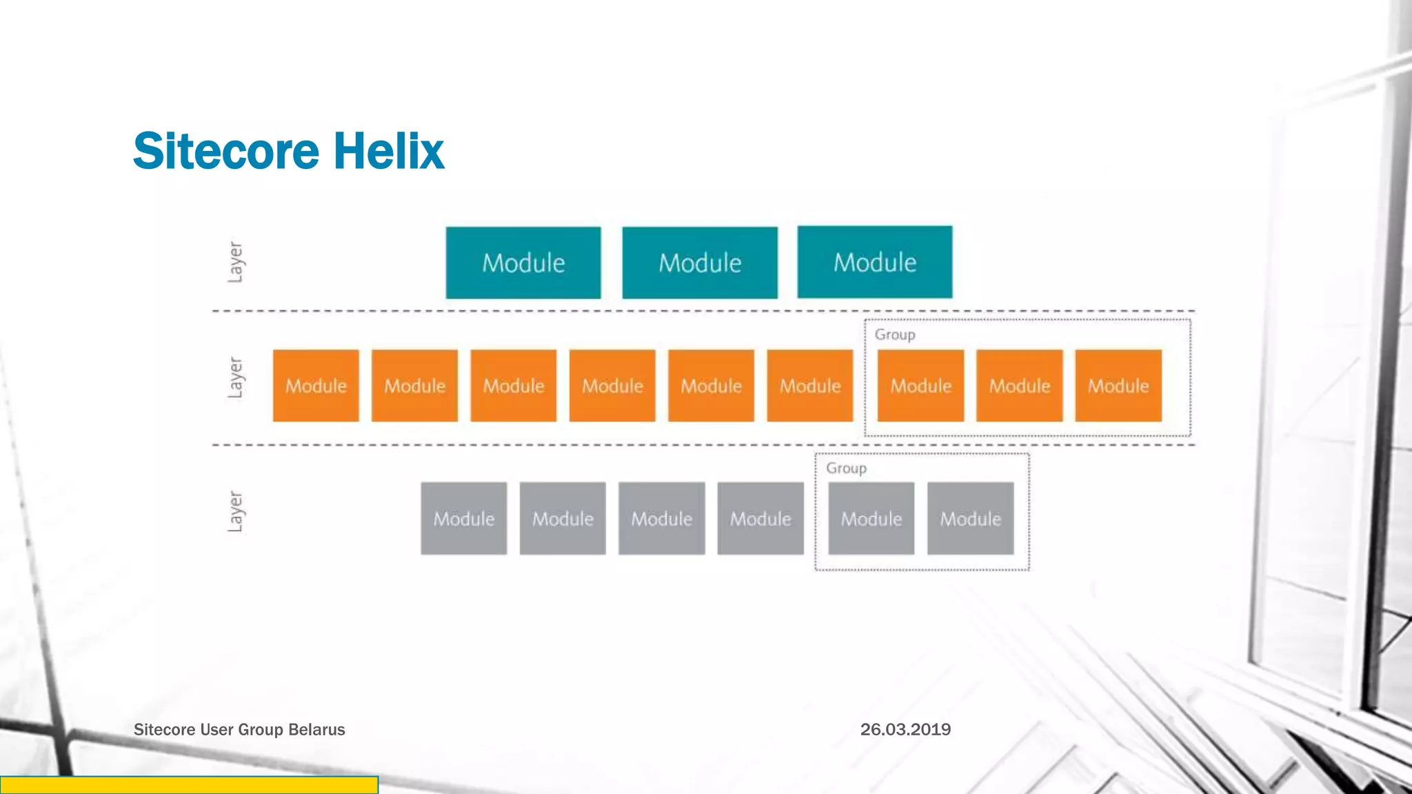 Sitecore JSS & Helix principles in a real project | PPT Sitecore JSS & Helix principles in a real project | PPT