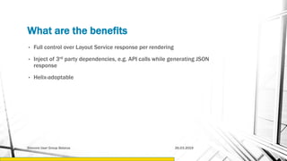 Sitecore JSS & Helix principles in a real project | PPTX