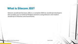 Sitecore JSS & Helix principles in a real project | PPTX