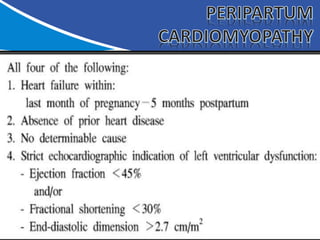 Postpartum cardiomyopathy case | PPT