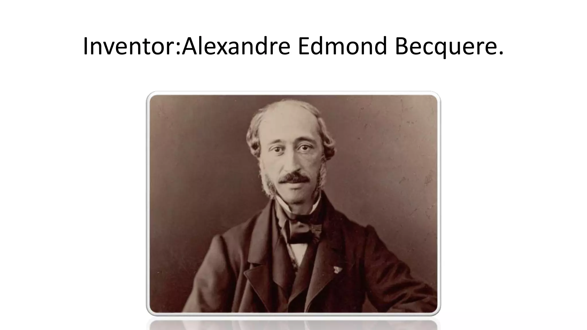 Presentation on the Solar Power Plant and it`s evolution throughout the ...