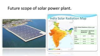 Presentation on the Solar Power Plant and it`s evolution throughout the ...