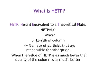 HPLC Presentation by moun | POT