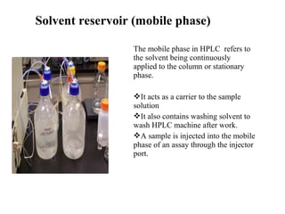 HPLC Presentation by moun | POT