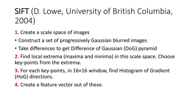 Sift Based Feature Extraction And Matching For Archaeological Artifacts