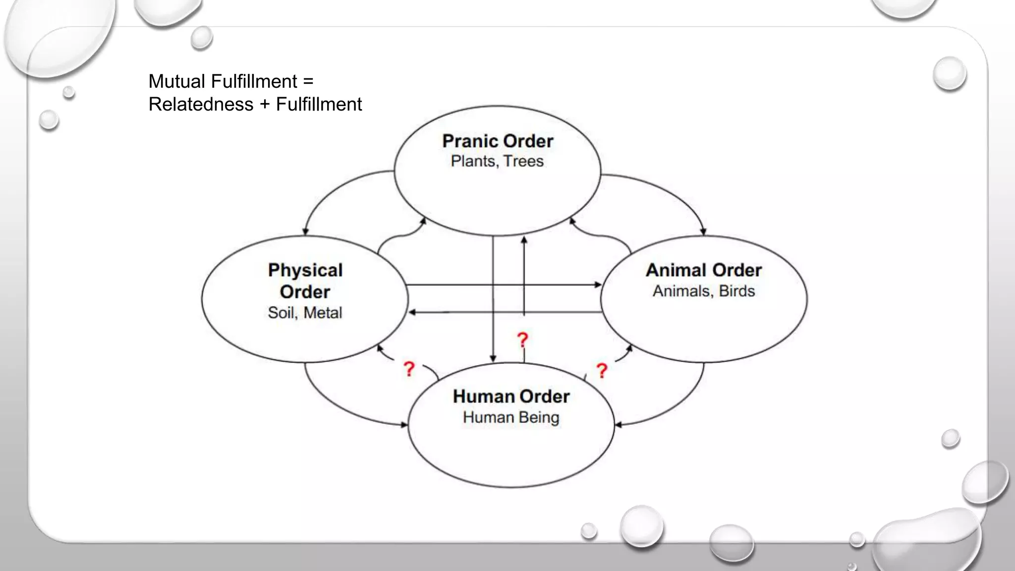 HUMAN VALUES AND ETHICS -ORDER OF NATURE AND THEIR INTERCONNECTEDNESS ...