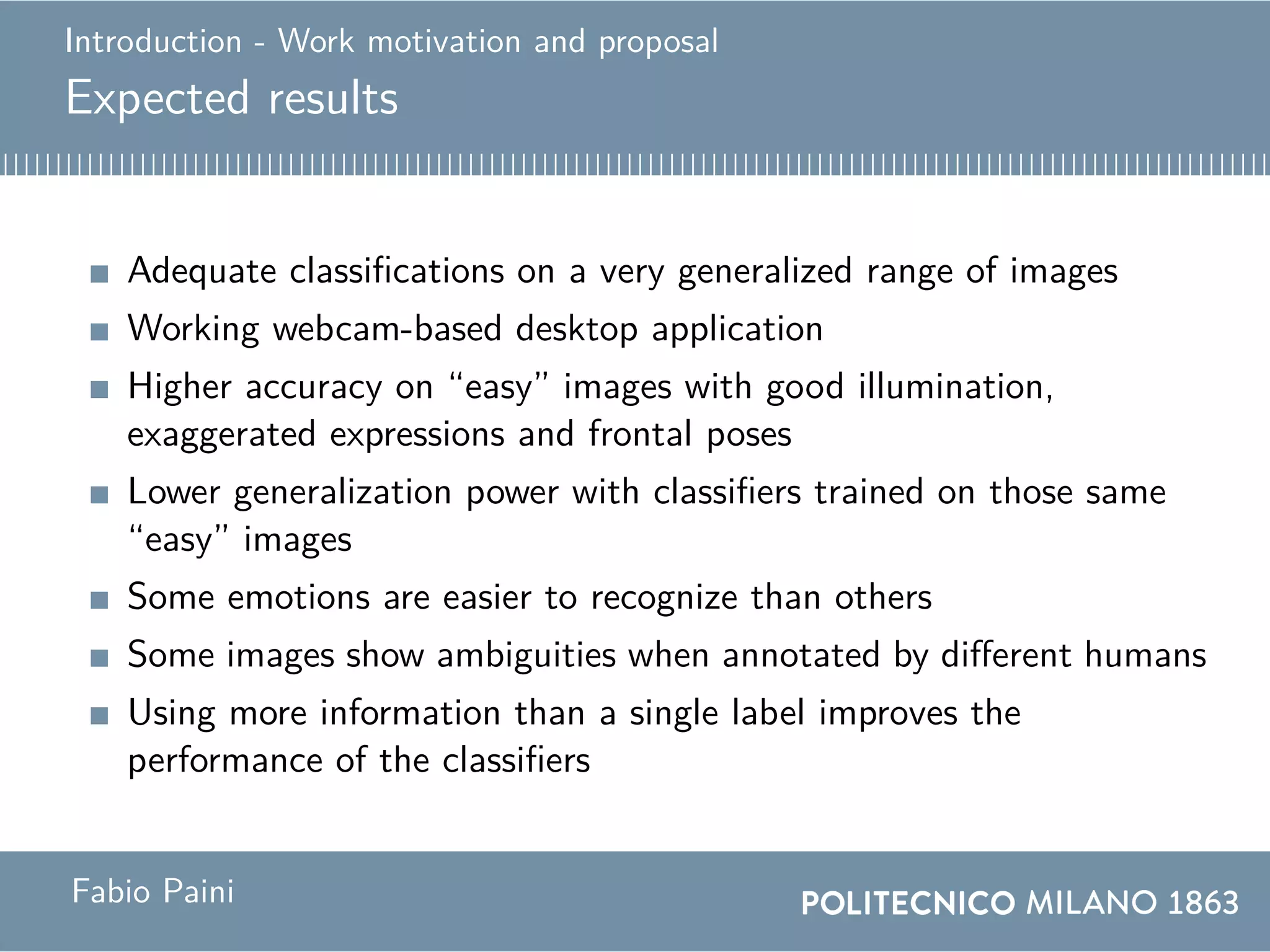 Deep Learning for real-time emotion recognition from face images | PPT