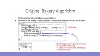 Bakery Algorithm | PPTX | Computing | Technology & Computing