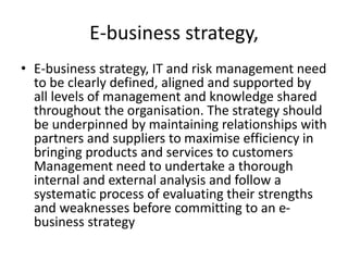 Management of E-business | PPTX