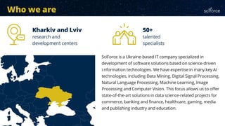 AI in Healthcare. Sciforce presentation at Big Data Innovation Confe…