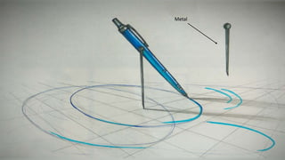 Ball-Point pen with compass | PPT