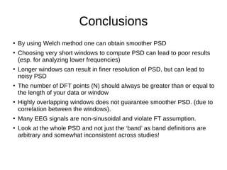 Spectral analysis and filtering | PDF