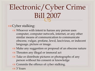 Cyber Laws in Pakistan | PPTX