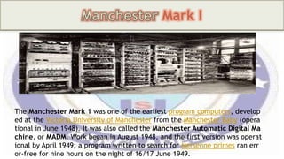 computrer evolution and generation | PPT